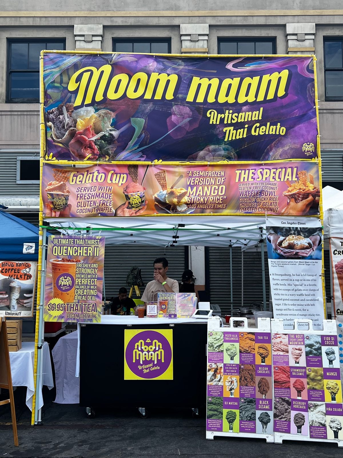 Moom Maam Artisanal Thai Gelato Los Angeles Roaming Hunger